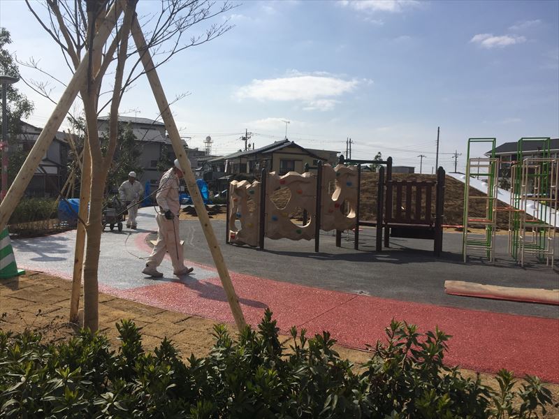 埼玉県ふじみ野市内某公園整備工事 施工実積 マテラス青梅工業株式会社